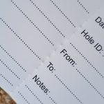 Geological Sample Ticket Book - Double Counterfoil