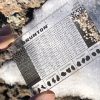 Brunton Grain Size Card - Geological Supplies